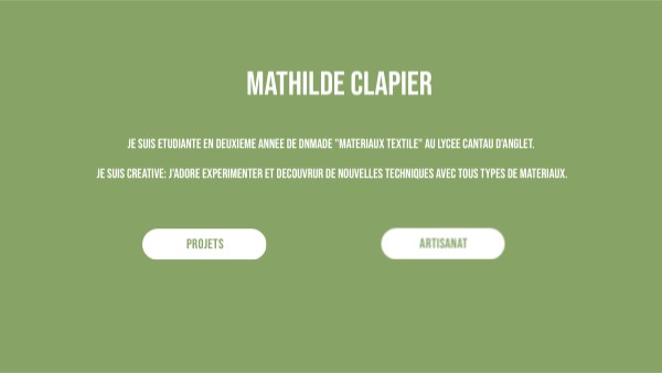 MATHILDE CLAPIER | Genially