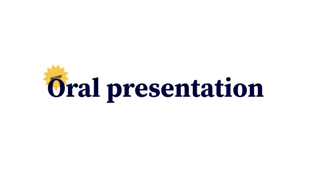 Oral presentation | Genially