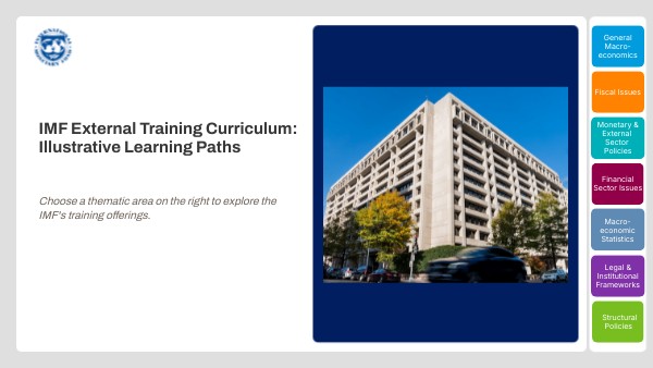 IMF External Training Curriculum: Illustrative Learning Paths COMPLETE ...