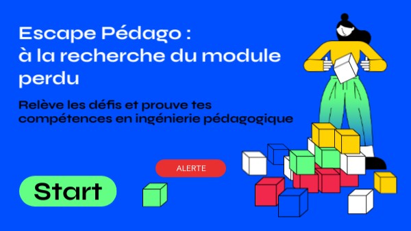 Escape Pédago :à la recherche du module perdu | Genially