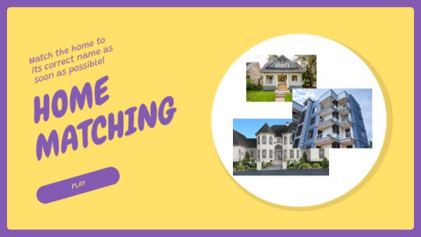 Home Matching | Genially