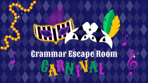 Grammar Escape Room | Genially