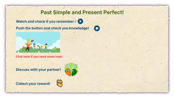 Past Simple and Present Perfect! | Genially