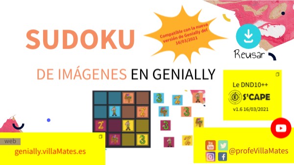 Reutilizable Sudoku con Drag and Drop | Genially