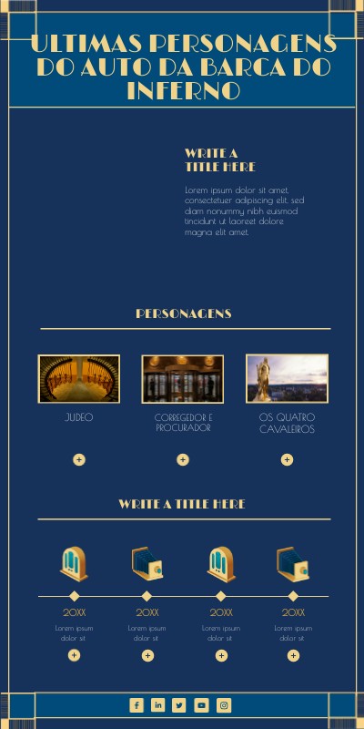 ULTIMAS PERSONAGENS DO AUTO DA BARCA DO INFERNO | Genially