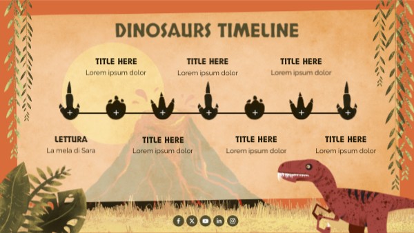 dinosaurs TIMELINE | Genially