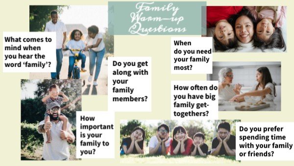 Family Questions/ Family Tree | Genially