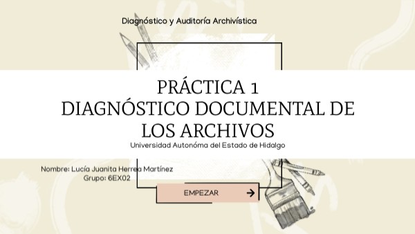 Diagnóstico documental de los archivos | Genially