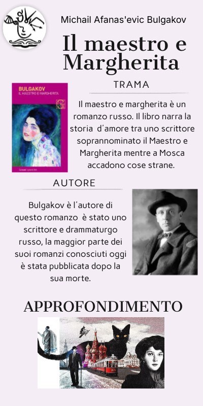 infografica il maestro e margherita | Genially