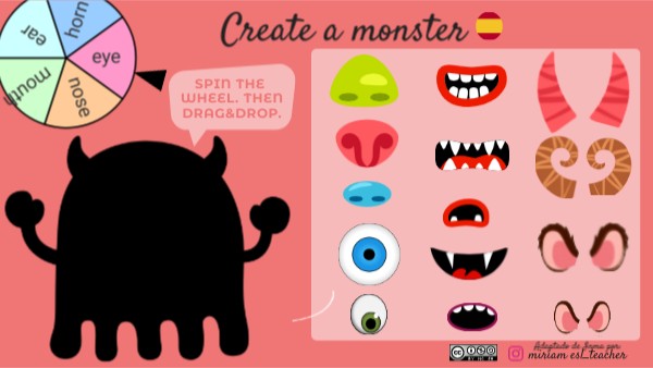 Spin a monster | Genially