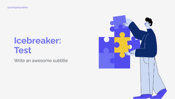 Icebreaker: Test | Genially