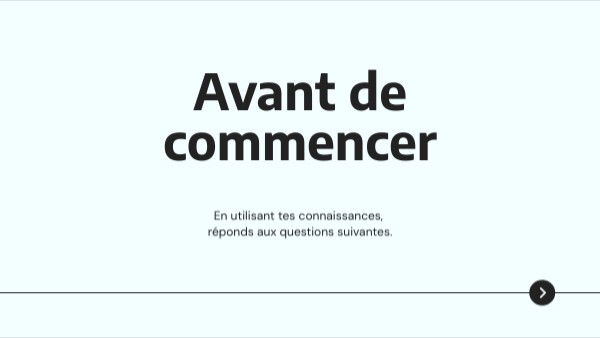 Avant de commencer 5S2 | Genially