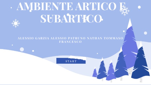 AMBIENTE ARTICO E SUBARTICO | Genially