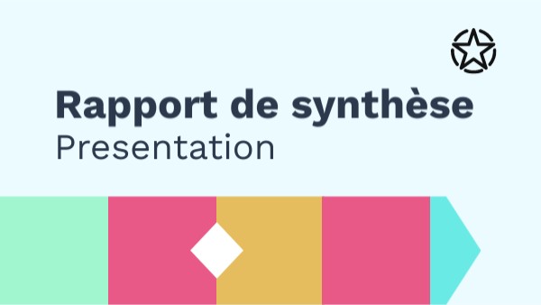 rapport de synthèse | Genially
