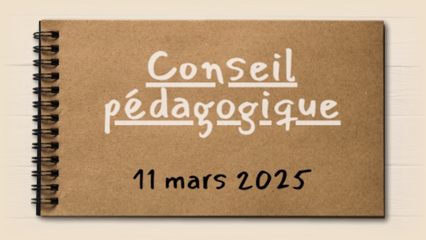 Conseil péda | Genially