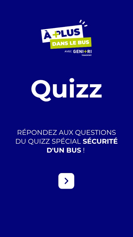 Quizz "Sécurité dans un bus" | Genially