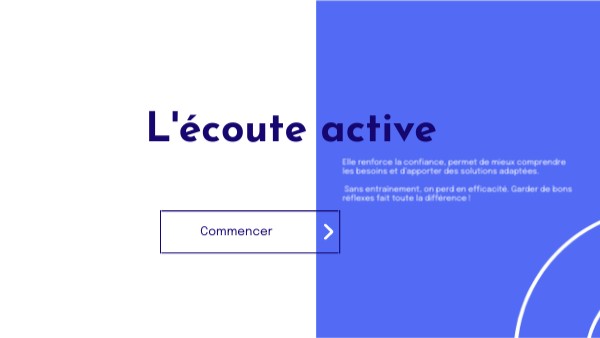 L'écoute active | Genially
