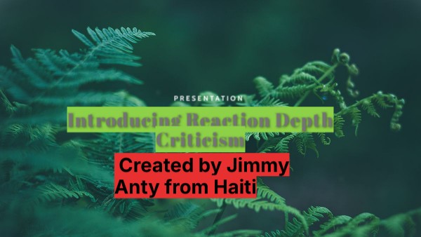 Introducing Reaction Depth Criticism | Genially