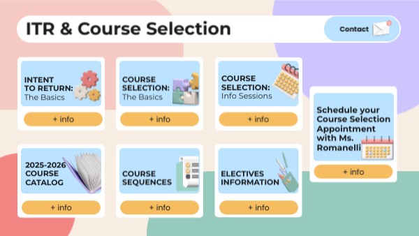 ITR & Course Selection | Genially
