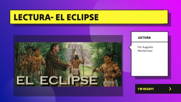 Lectura- El ECLIPSe | Genially