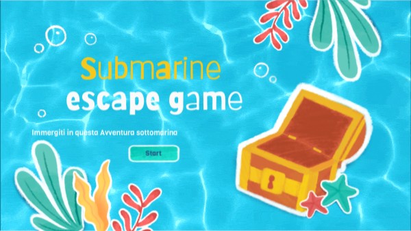 Submarine e scape game | Genially