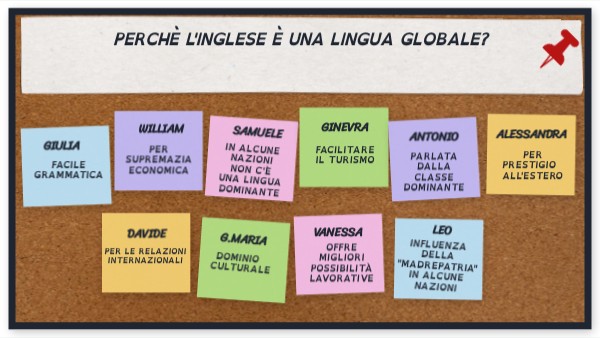 SONDAGGIO LINGUA UFFICILA INGLESE | Genially