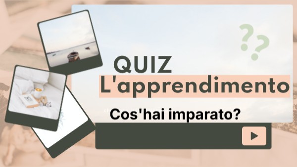 L'apprendimento | Genially