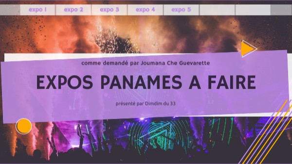 EXPOS PANAMES A FAIRE | Genially