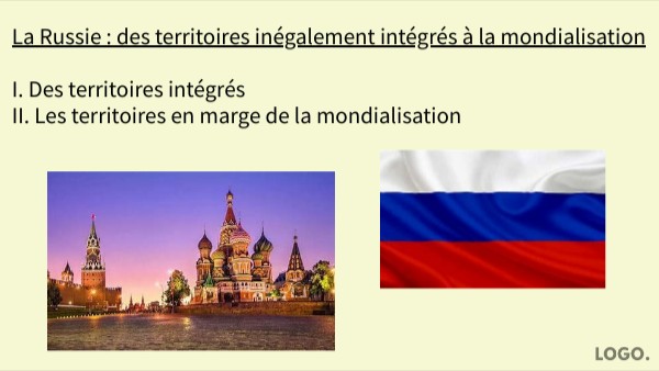 Genially_copy - La Russie : des territoires inégalement intégrés à la mondialisation I. Des ...
