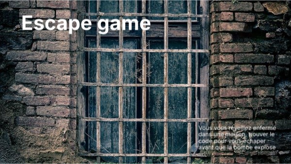 Escape game | Genially