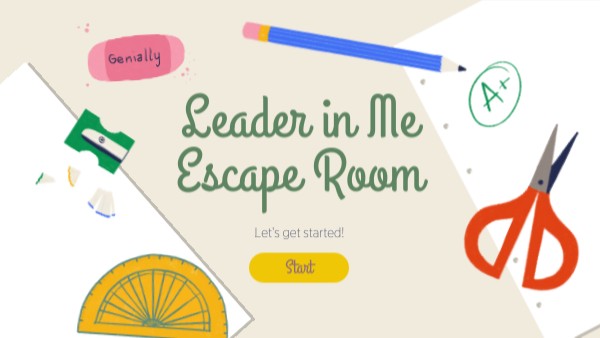 Leader in Me Escape Room | Genially