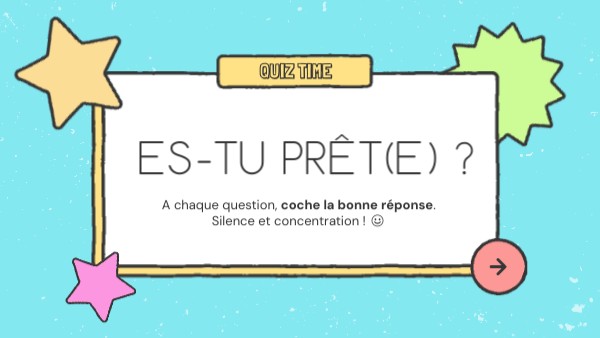 Quiz Time 6 | Genially