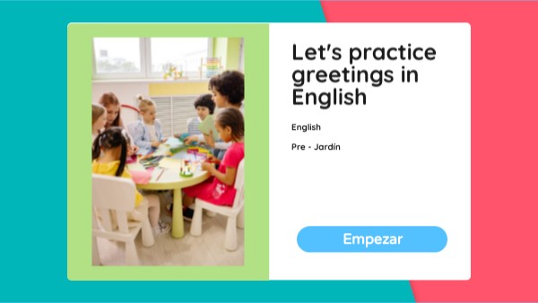 Greetings in English | Genially