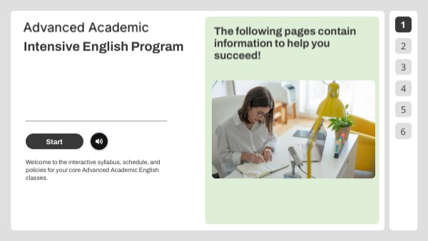 Advanced Academic Introduction | Genially