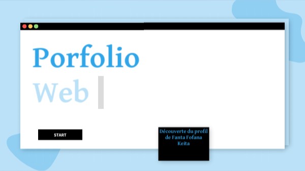 Porfolio Web Blue | Genially