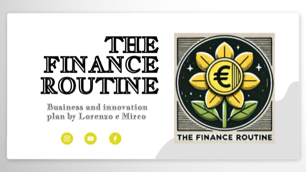 THE FINANCE ROUTINE | Genially