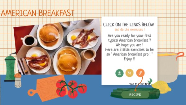 American breakfast | Genially