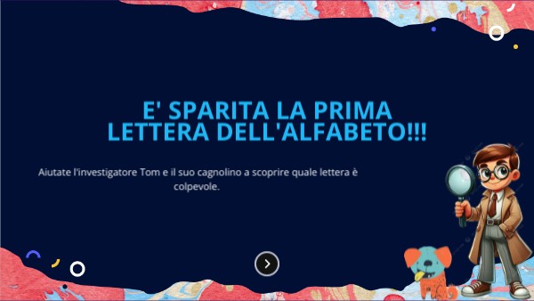 E' SPARITA LA PRIMA LETTERA DELL'ALFABETO!!! | Genially