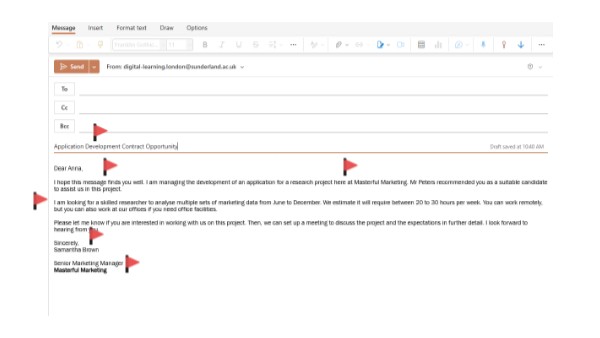 Email structure | Genially
