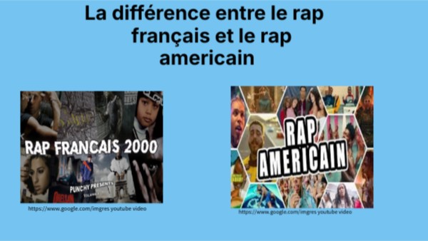 difference entre le rap francais et americain | Genially