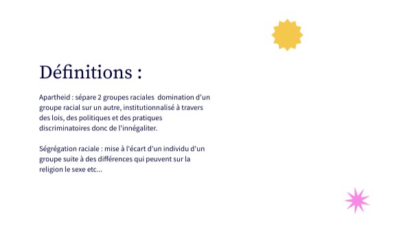 Définitions : | Genially