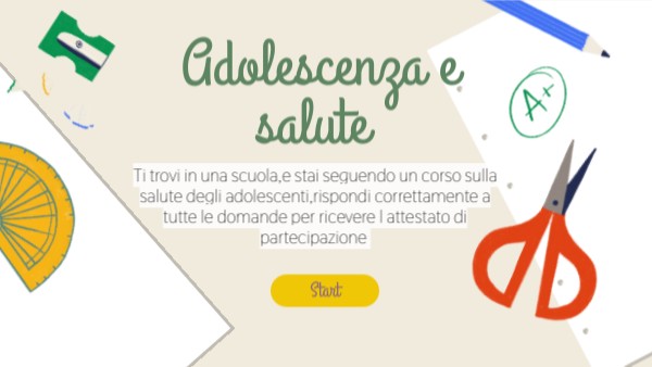 Genially_copy - Adolescenza e salute | Genially