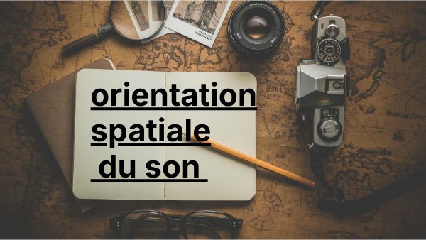 orientation spatiale du son | Genially
