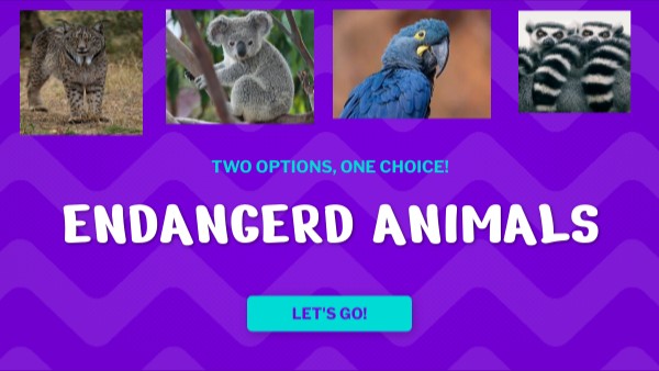 ENDANGERD ANIMALS | Genially