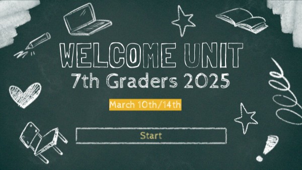 7th graders (March 10th/14th) | Genially