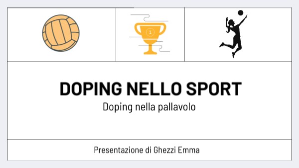 DOPING NELLO SPORT | Genially