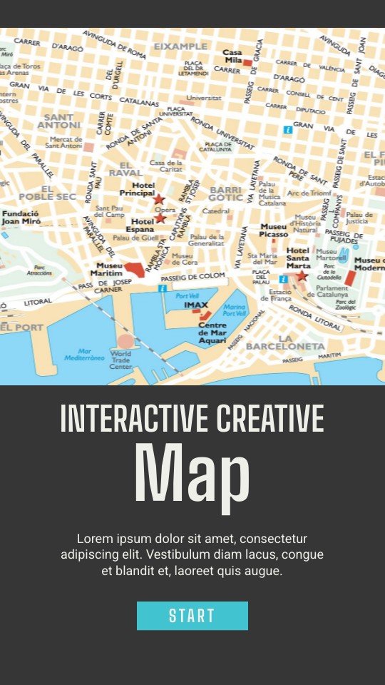 Carte Interactive Créative | Genially