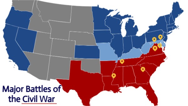 Major Battles of the Civil War | Genially