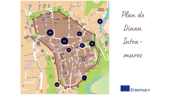 Plan interactif de la ville de Dinan | Genially
