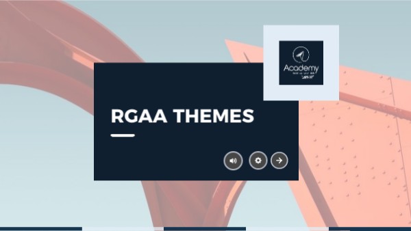 RGAA themes | Genially